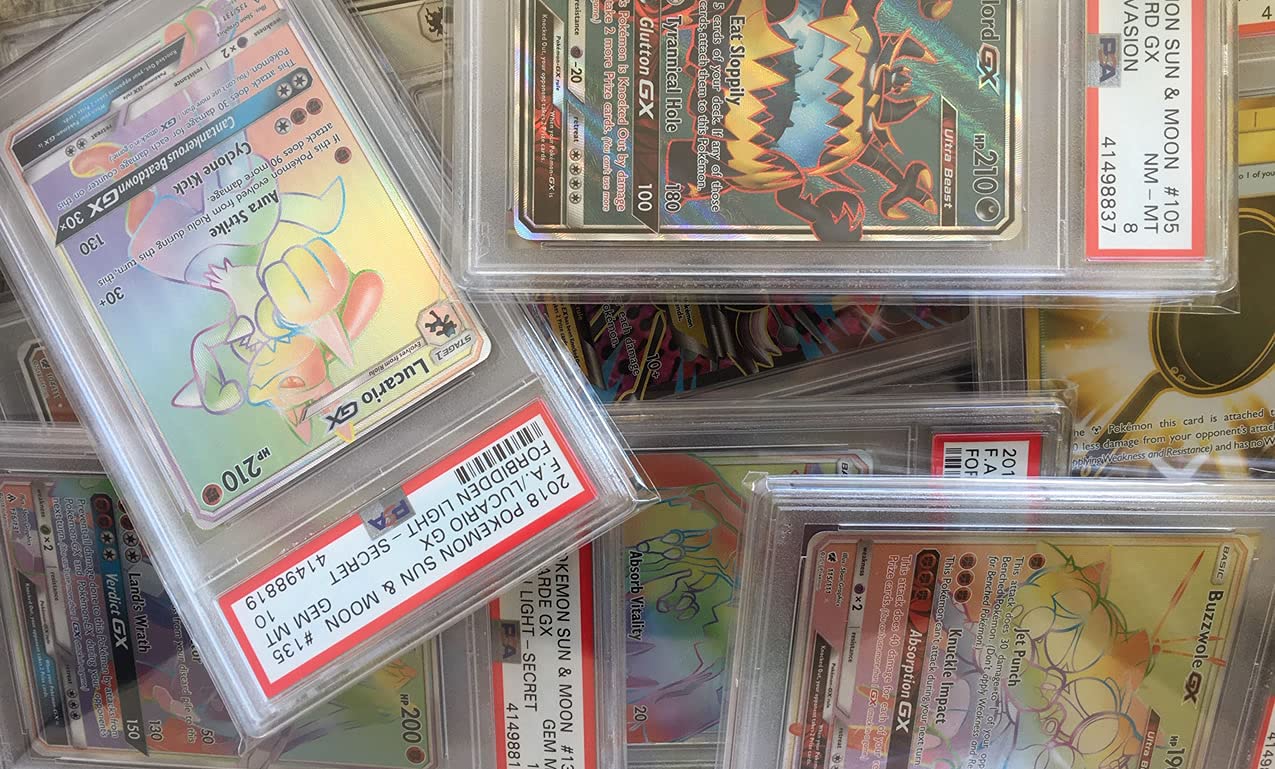 Pokemon TCG: Graded Mystery Collection Box - Contains 1 Graded Card, 20 Cards Including 1 First Edition, and 1 Factory Sealed Booster Pack
