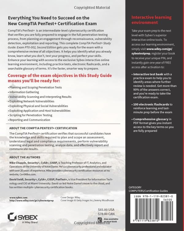 CompTIA PenTest+ Study Guide: Exam PT0-002 (Sybex Study Guide)