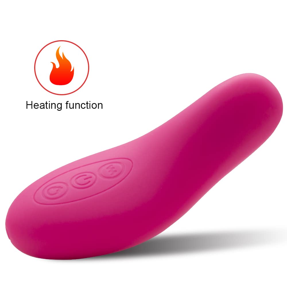 Breast Massager Lactation Compress Warming Breastfeeding for Clogged Milk Ducts, Relief Clogged Milk Ducts, Breast Engorgement, Multiple Vibrant Modes and Heater - Plug USB CableIncluded (Pink)