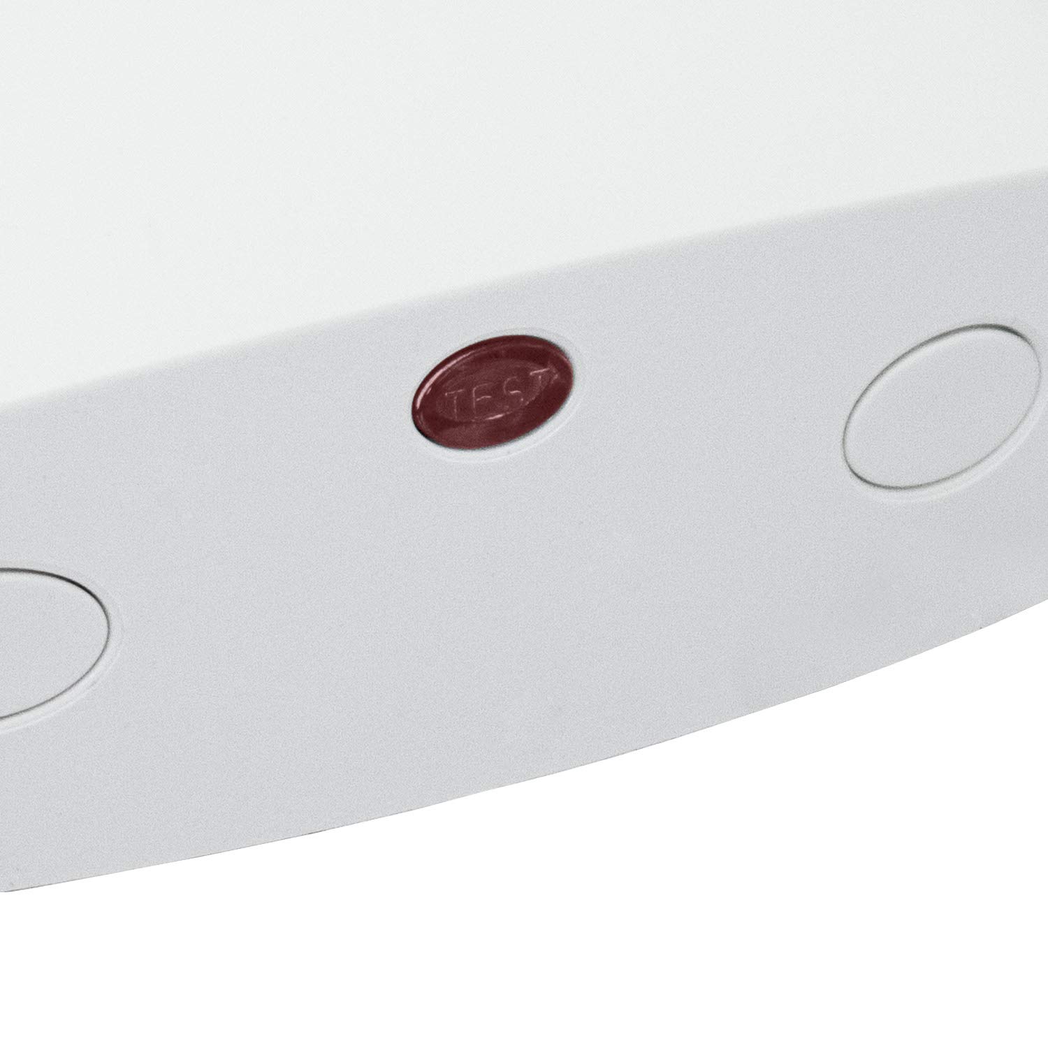 LFI Lights | Bright Oval Emergency Light | White Housing | Two LED Adjustable Round Heads | Hardwired with Battery Backup | UL Listed | (1 Pack) | EL-M2