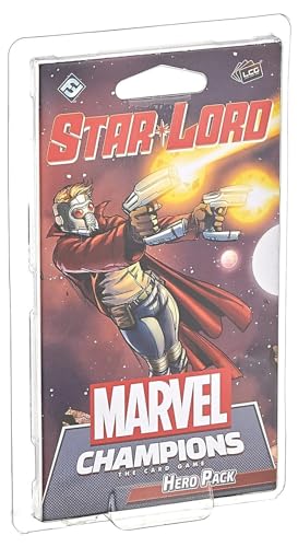 Marvel Champions The Card Game Star-Lord HERO PACK - Superhero Strategy Game, Cooperative Game for Kids and Adults, Ages 14+, 1-4 Players, 45-90 Minute Playtime, Made by Fantasy Flight Games