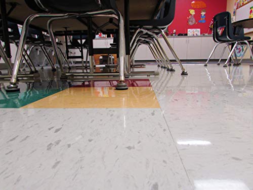 Quiet Glides with Dura Felt | 20 Count | Grey | Heavy Duty | Snaps On School Classroom Chairs and Desks | Eliminates Noise | Prevents Scuffs and Scratches