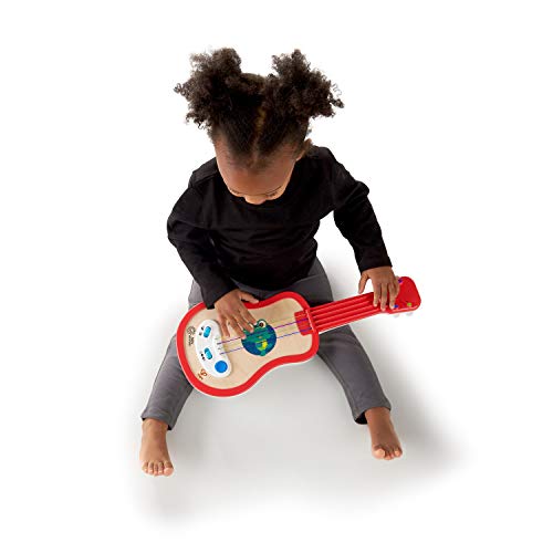 Baby Einstein Magic Touch Ukulele Wooden Musical Toy, Ages 12 months+, Red