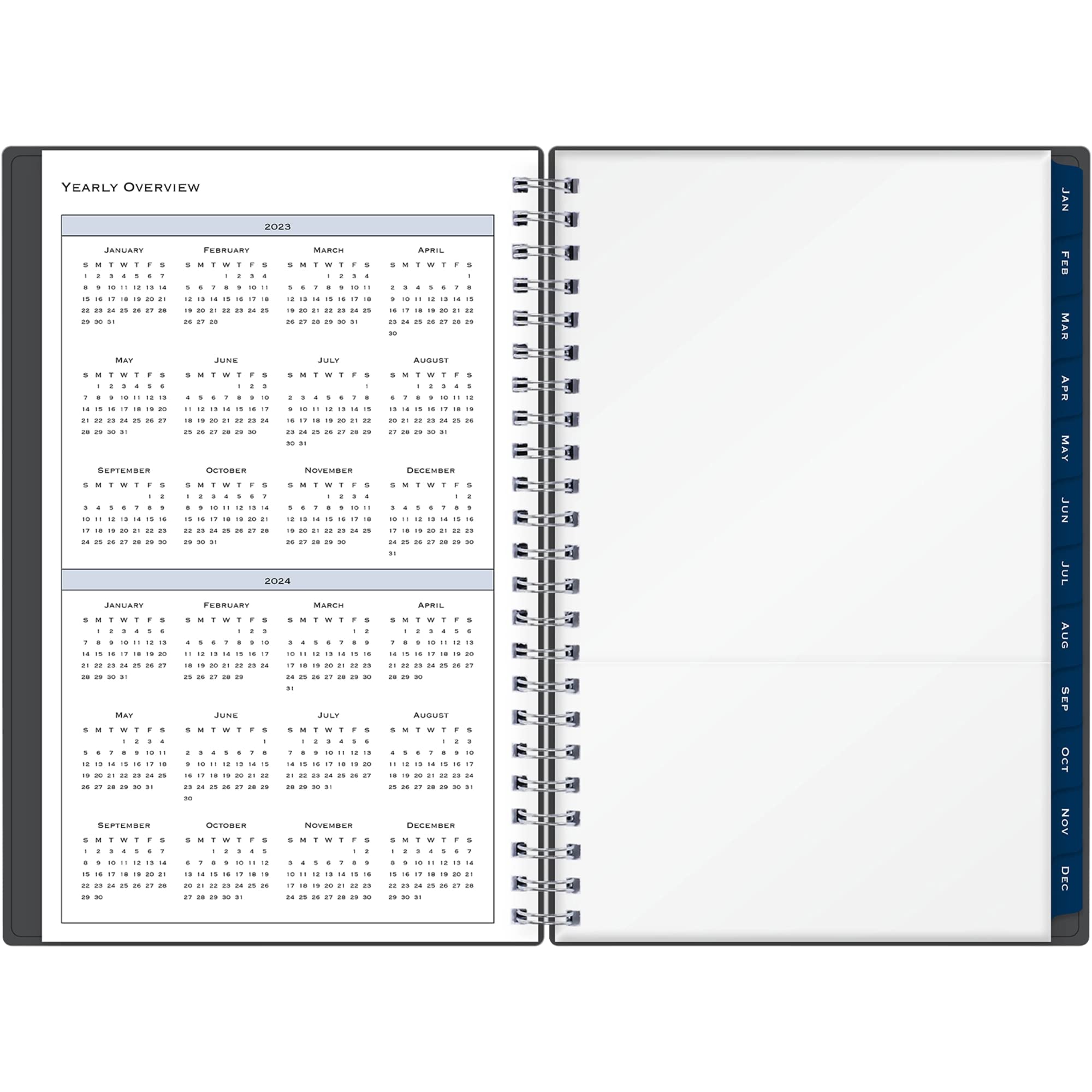 Blue Sky 2023 Weekly and Monthly Planner, January - December, 5" x 8", Flexible Cover, Wirebound, Passages (100010-23)