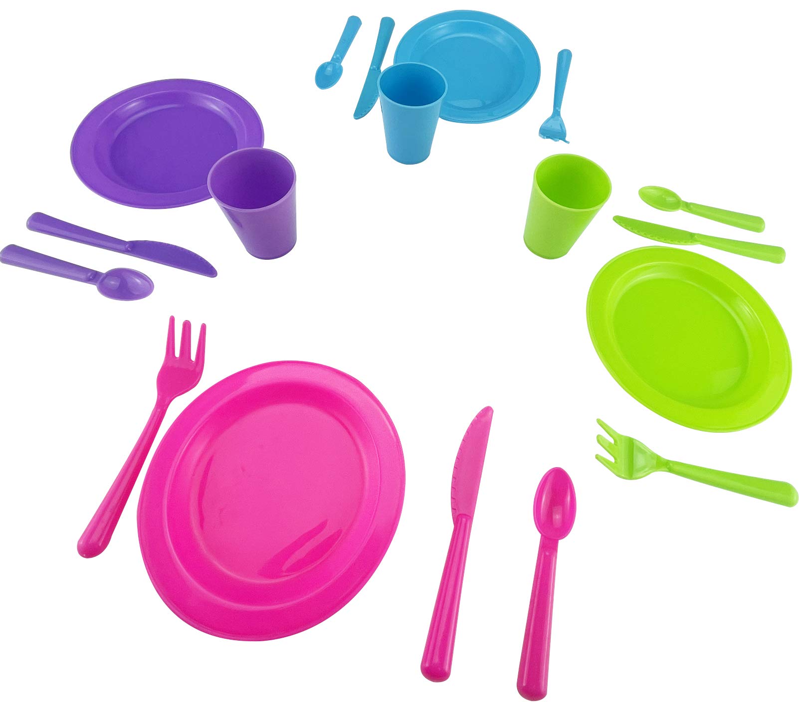 Kids Super Durable Kitchen Toys Set, Pretend Play Children's Dish Toy, Wash and Dry Tableware Dish Rack with Drainer (Great Gift for Kids) (27 Pieces)