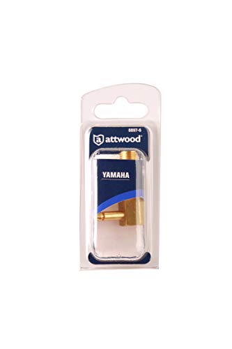 Attwood 8897-6 Brass Quick-Connect Tank Fitting 1/4-Inch NPT Male Thread for Yamaha