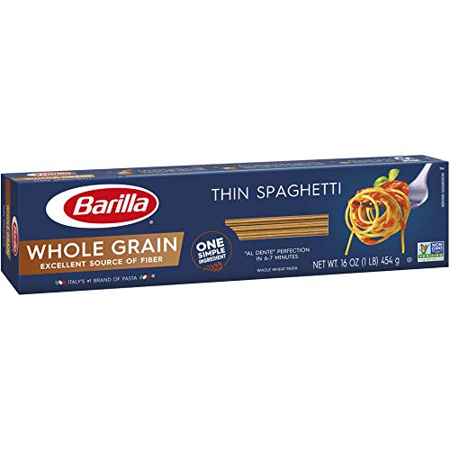 Barilla Whole Grain Pasta Thin Spaghetti, 16 Oz