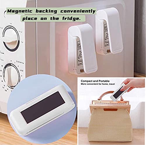 QianHeng Mini Bag Sealer,Portable Plastic Bag sealer,Handheld Mini Heat Sealer for Chip、Snack Fresh Bag、Food Storage, White