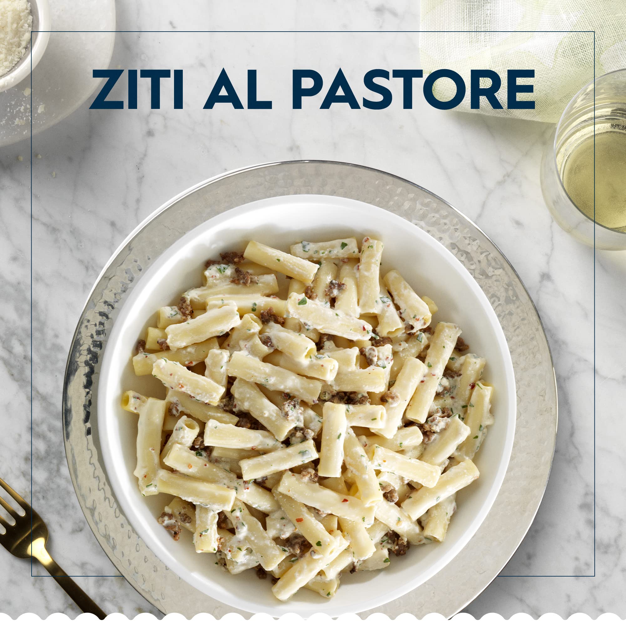 Barilla Ziti Pasta, 16 oz. Box - Non-GMO Pasta Made with Durum Wheat Semolina - Kosher Certified Pasta