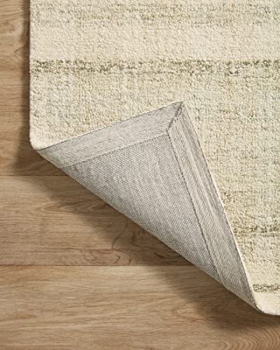 Loloi Chris Loves Julia Chris Collection CHR-02 Natural/Sage 5'-0" x 7'-6", .50" Pile Height, Area Rug