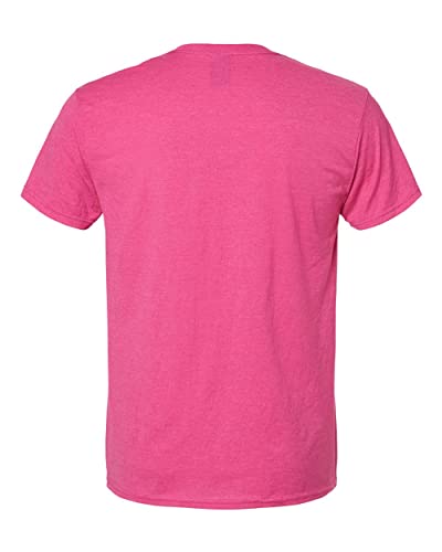 Hanes Unisex Perfect-T T-Shirt-Wow Pink Heather-L