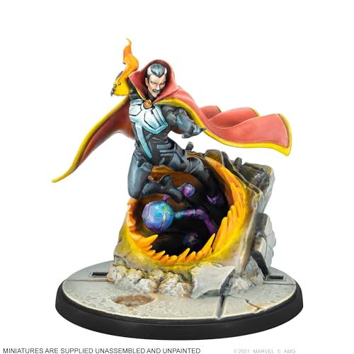 Marvel: Crisis Protocol Doctor Strange & Clea Character Pack - Sorcerer Supreme and Devoted Disciple Unite! Tabletop Superhero Game, Ages 14+, 2 Players, 90 Minute Playtime, Made by Atomic Mass Games