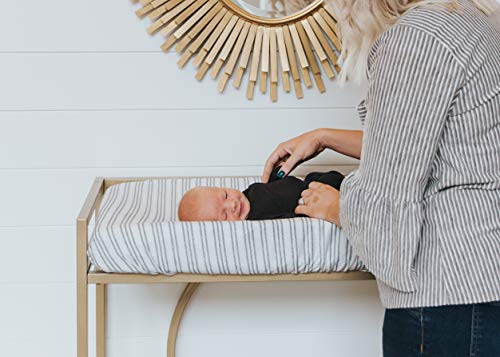Premium Knit Diaper Changing Pad Cover"Midtown" by Copper Pearl