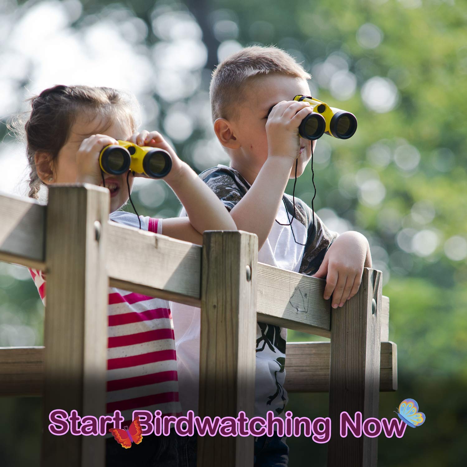 Kidz Xplore Outdoor Explorer Set - Bug Catching Kit Nature Exploration Children Outdoor Games Mini Binoculars Kids, Compass, Whistle, Magnifying Glass, Adventure, Hunting, Hiking Educational Toy