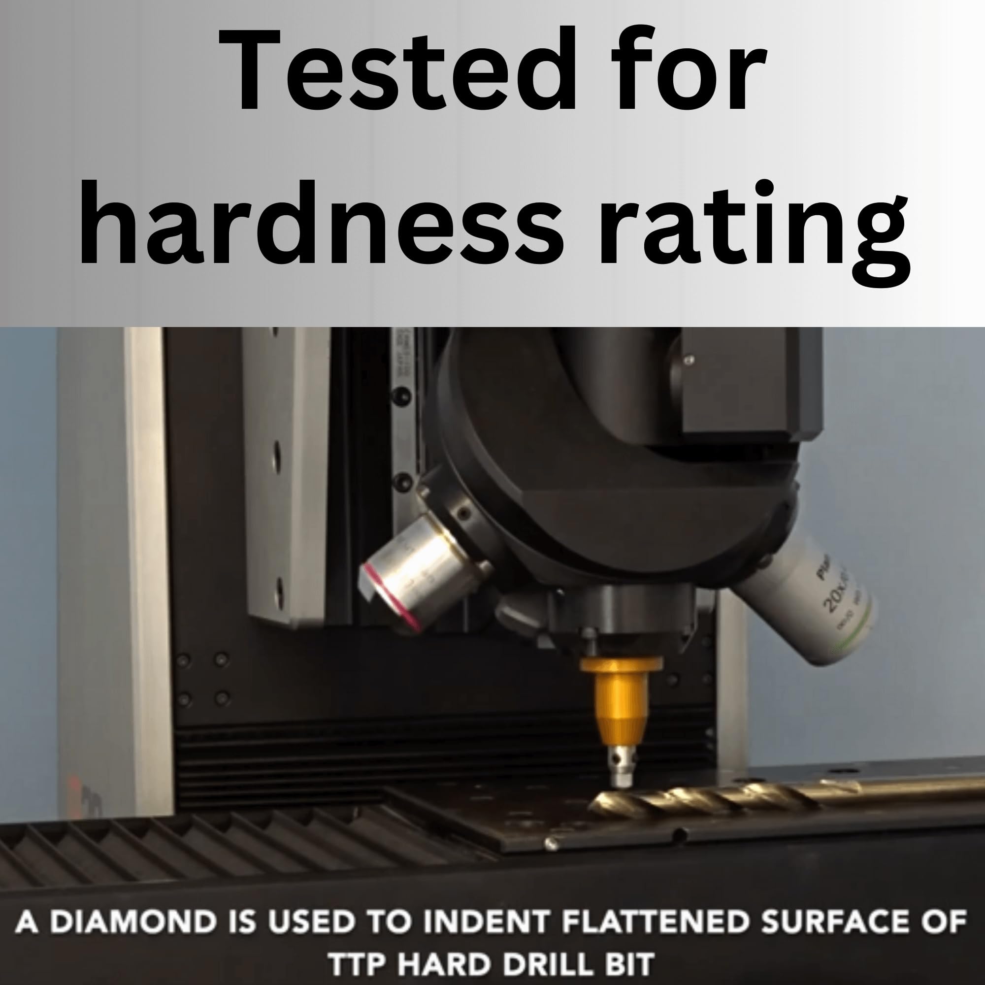 TTP HARD drills 1/8 Drill bit - Cobalt Hardened bits for Drilling Hard Steel & Stainless, Heavy Duty Universal Drills for Cutting Tough Metal, Professional jobber Industrial 135 Degree Point