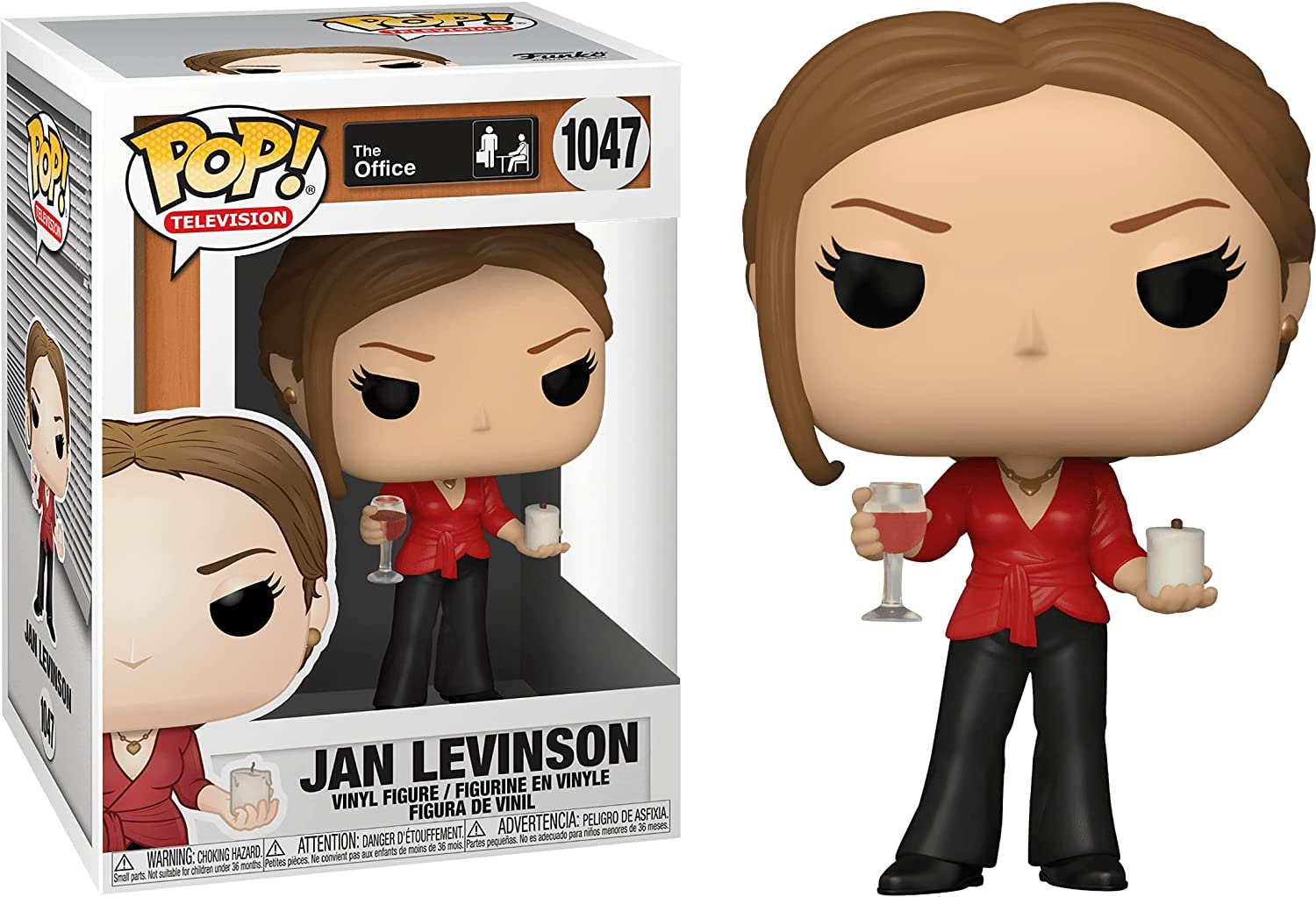 POP The Office - Jan Levinson with Wine & Candle Funko Vinyl Figure (Bundled with Compatible Box Protector Case)