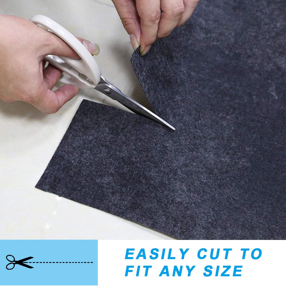 Bathroom/Kitchen Under The Sink Pad Cabinet Mat Shelf Tray Drawer Liner Organizer Rug (24" x 30.5")–Premium-Absorbent/Waterproof/Washable/Lightweight/Cuttable – Protect Cabinet, Contain Liquids
