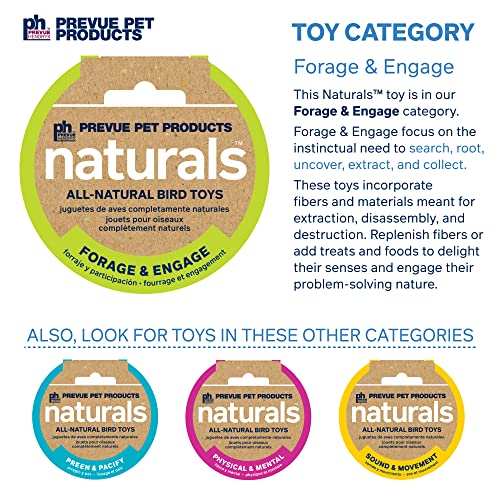 Prevue Pet Products Naturals Double Coconut Walk for Small Animals & Birds 62818,16X4X9