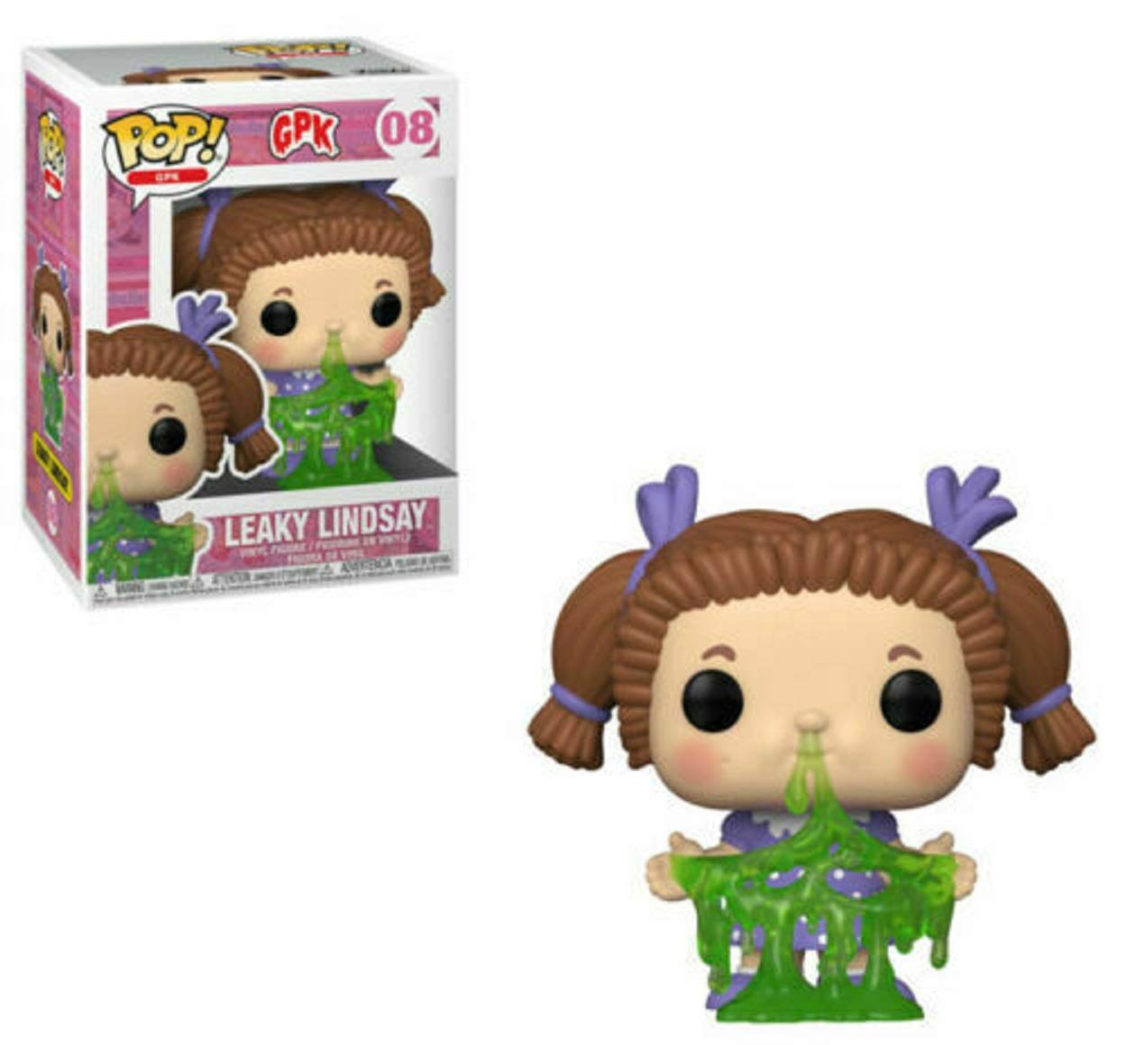 Leaky Lindsay Pop #08 Pop GPK: Garbage Pail Kids Vinyl Figure (Bundled with EcoTEK Plastic Protector to Protect Display Box)
