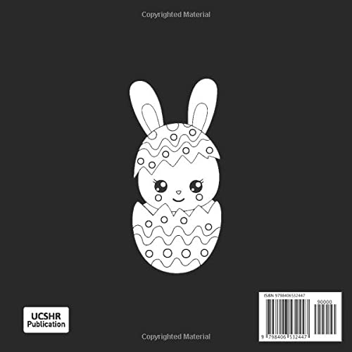 My First Easter High Contrast Baby Book For Newborns 0-12 Months: Cute Black and White Happy Easter And Rabbit Images Perfect for Babies Visual Sensory Stimulation Book
