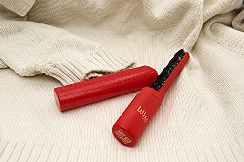 Lilly Brush Save Our Sweaters- Sweater Pill, Lint and Pet Hair Remover (Red)