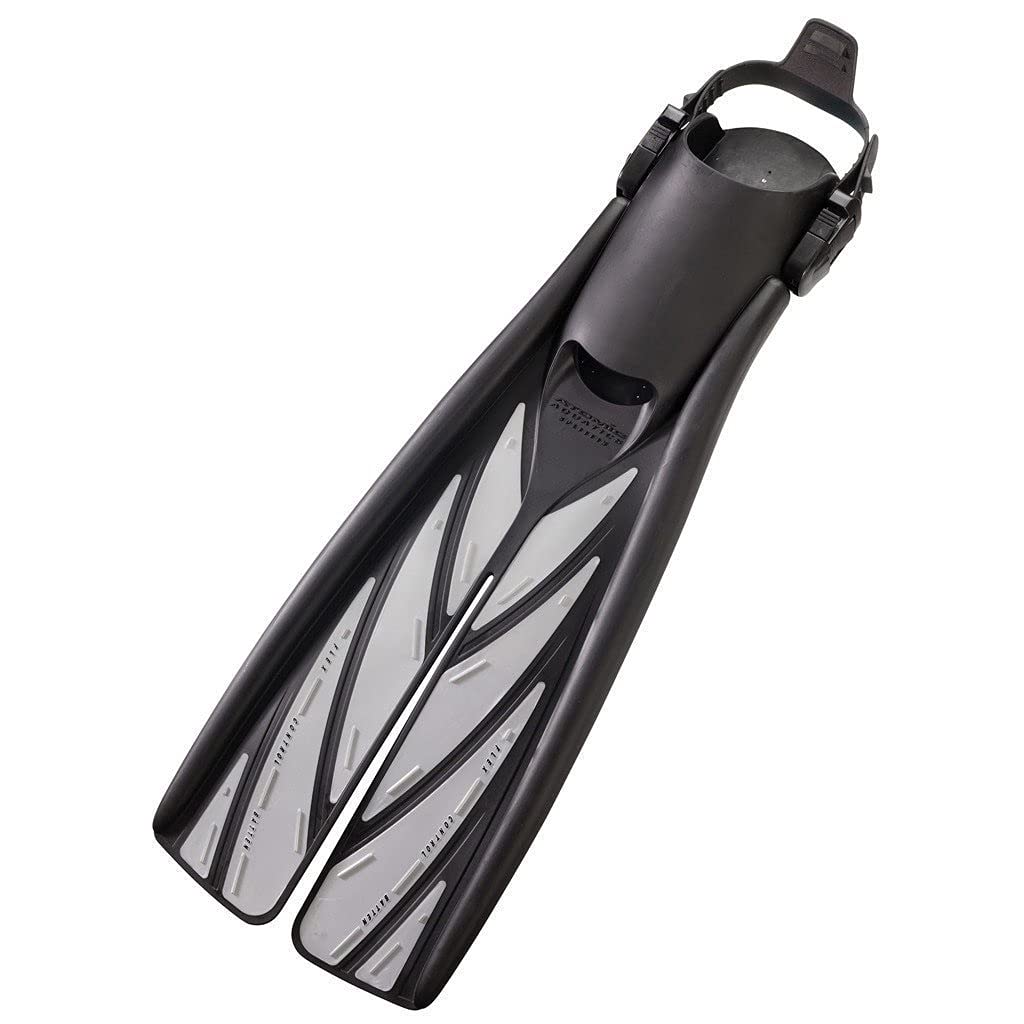 Atomic Aquatics Split Fins, Red, X-Large