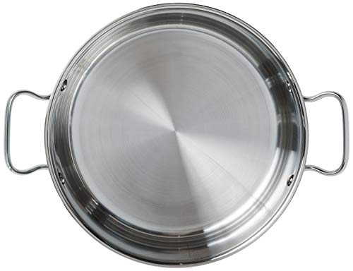 T-fal E75846 Performa Stainless Steel Dishwasher Safe Induction Compatible Dutch Oven Cookware, 5.5-Quart, Silver