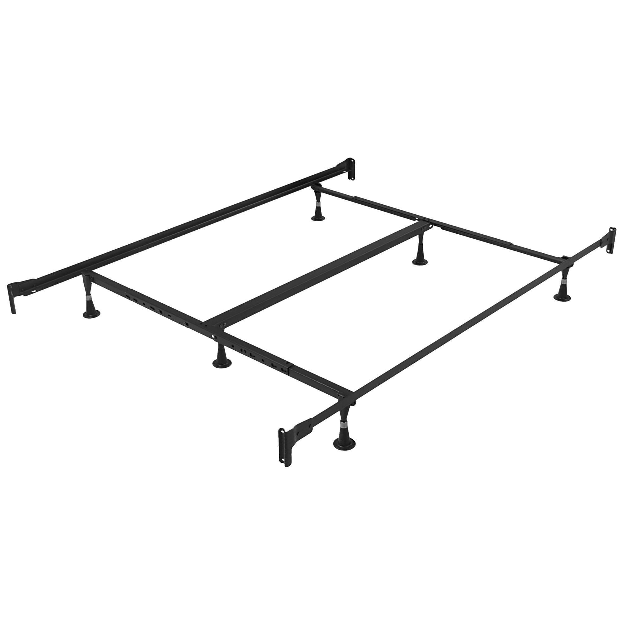 Dream Solutions USA Chiro Premier 2-Sided Orthopedic (Blue Color) Queen Mattress Set with Bed Frame Included - Spine Support, Longlasting Comfort