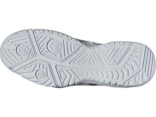 ASICS Men's Gel-resolution 7 Tennis Shoe, White/Silver, 11 M US
