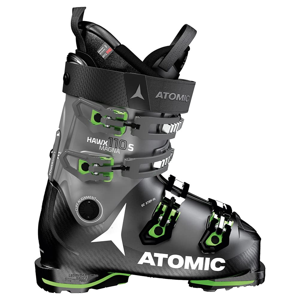 Atomic HAWX Magna 110 S GW Ski Boots Mens Sz 9.5 (27.5) Black/Anthracite/Grey