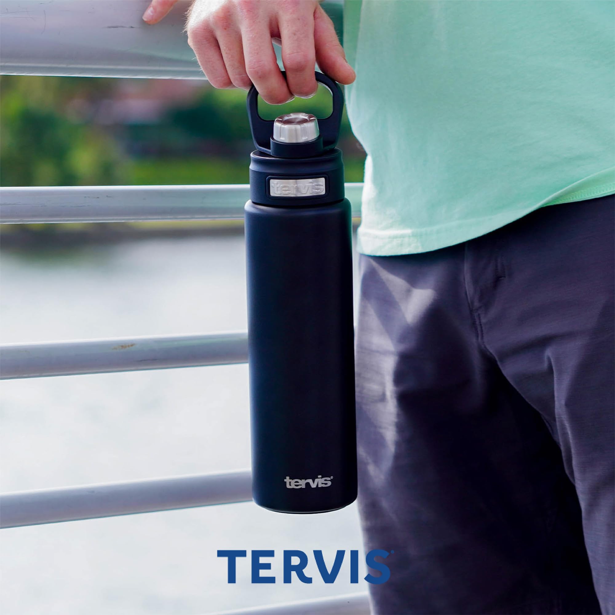 Tervis Peanuts Sticker Collage Triple Walled Insulated Tumbler Travel Cup Keeps Drinks Cold, 24oz Wide Mouth Bottle, Stainless Steel
