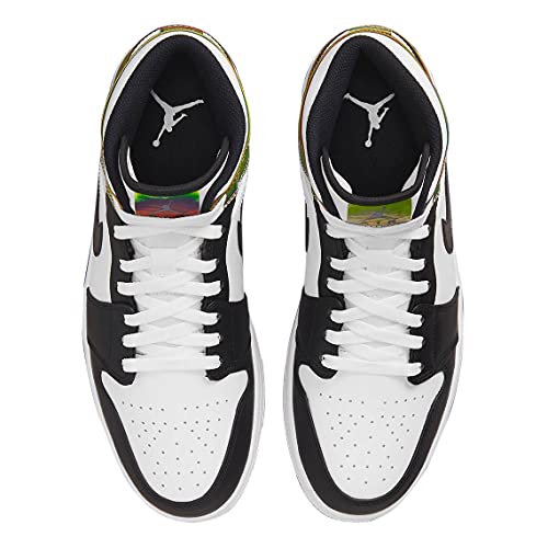 Jordan Mens Air Jordan 1 Mid SE DM7802 100 Heat Reactive - Size 11 White/Black