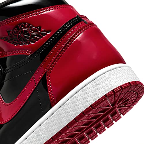 Jordan Mens Air Jordan 1 Retro High OG 555088 063 Bred Patent - Size 9