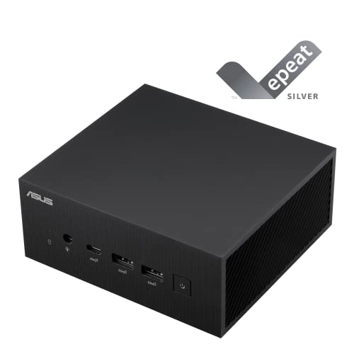 ASUS ExpertCenter PN64 Mini PC Barebone with Intel Core i3-1220P Mobile Processor, up to 32GB DDR5 RAM, Dual Storage Design, WiFi 6E, Bluetooth, USB-C with VESA Mount,Black