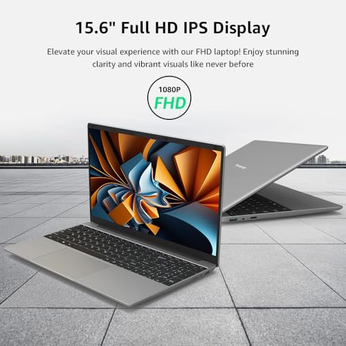 ApoloSign 15.6'' Laptop Computer, Quad-Core Intel Celeron N5095 Processors, 12GB DDR4, 512GB SSD, 1080P FHD Display, Windows 11 Laptops Computers, Ultra Slim, 170° Open AngleI, Long Battery Life