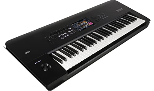 Korg Nautilus 61-Key Performance Synth Workstation Bundle with Sustain Pedal, MIDI Cables, and Austin Bazaar Polishing Cloth
