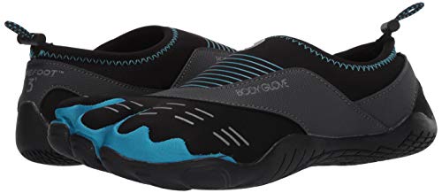 Body Glove womens Water Shoe, Black/Poolside Azure, 8 US