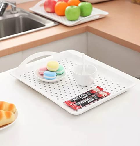 Rectangular Anti Slip Tray, Non-slip Serving Tray