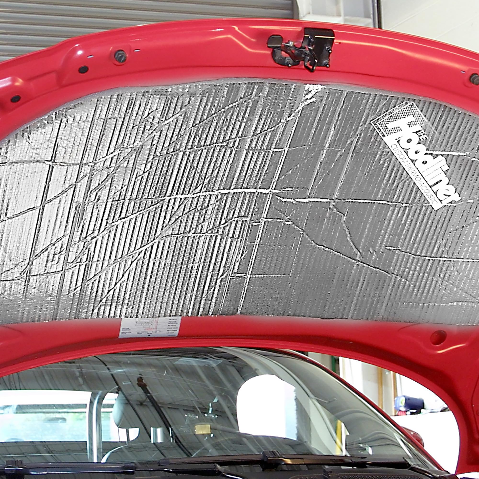 Dynamat Hoodliner β Noise & Heat Insulation Kit for Your Car Hood β Keeps Engine Noise In & Protects Paint from Engine Heat β Easy Self Adhesive Install β 1 Sheet 32"x 54", 12 sq ft