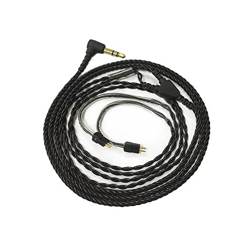 SOUNDLINK Upgraded Silver Plated Cable Earphone Extension Cable for HiFi Earbuds BL03 TRN V90 V80 AS10 ZS10 ZS6 ES4 ZST ZSR iems