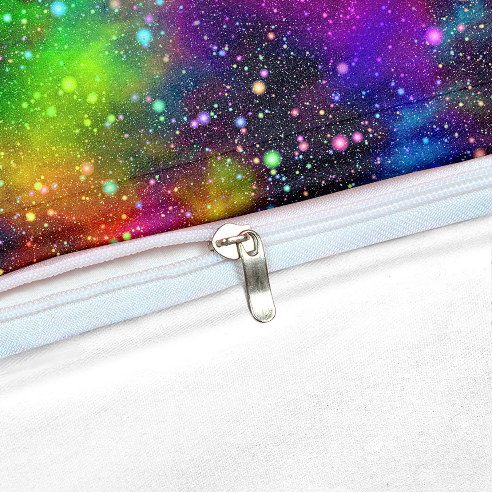 Bedbay Galaxy Bedding Twin Galaxy Room Decor Psychedelic Space Trippy Bed Duvet Cover Set 1 Pillowcase (Galaxy, Twin)