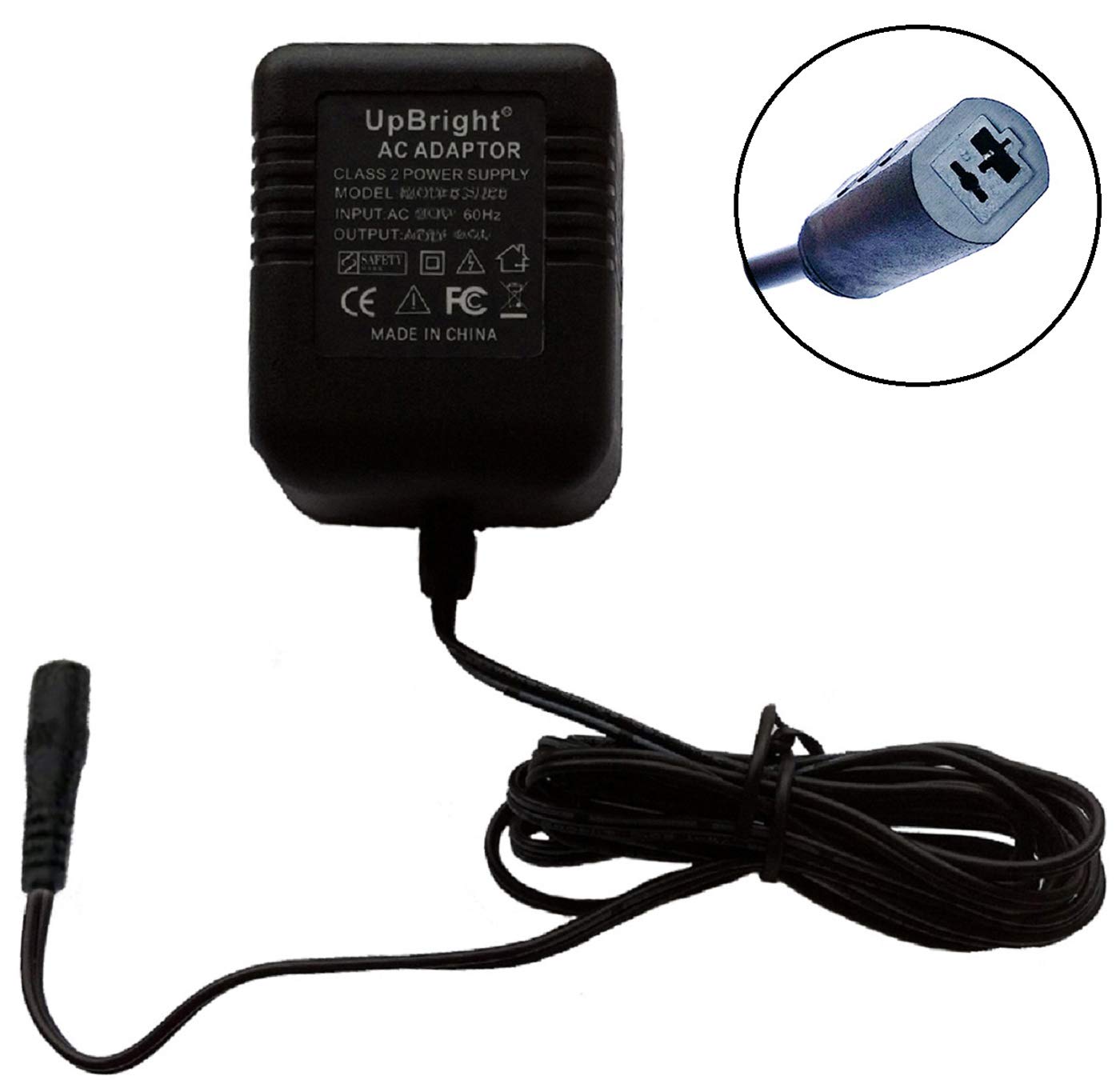 UpBright 12V AC Adapter Compatible with NFK-12 AZSID579 AZSID4077 Ikea APC542201 Work Lamp APC542201MR11 MR11 Finecom 66881F CHD 73Z5 Yongda YD-20C LR81343 66881F MAS-01201670A 12VAC 1.6A Power Supply