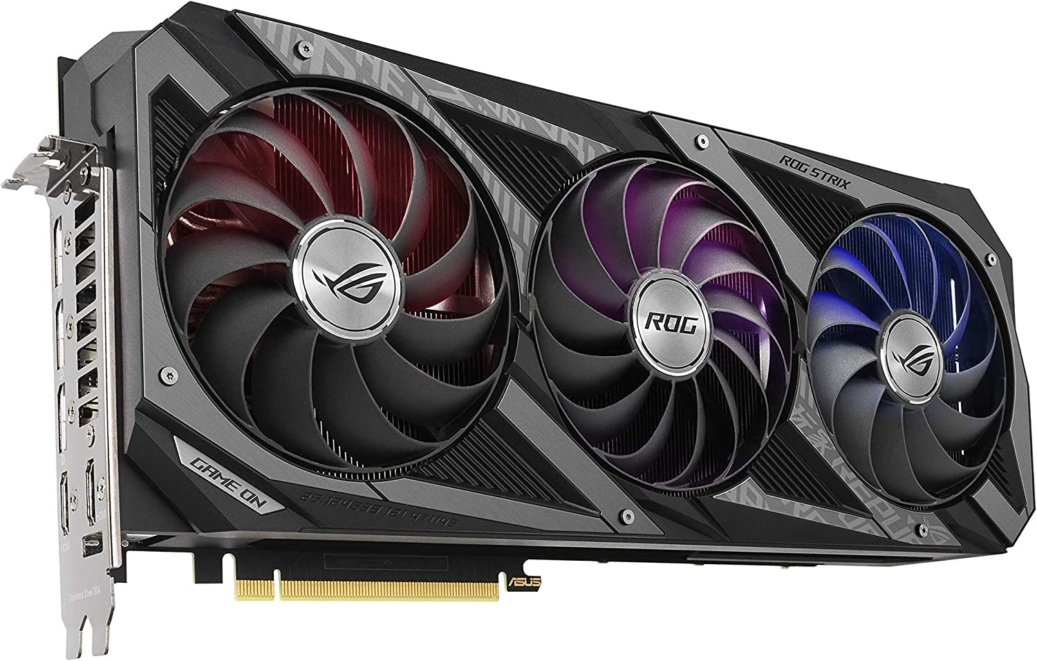 ASUS ROG Strix NVIDIA GeForce RTX 3090 Gaming Graphics Card- (PCIe 4.0, 24GB GDDR6X, HDMI 2.1, DisplayPort 1.4a, Axial-Tech Fan Design, 2.9-Slot) (Renewed)