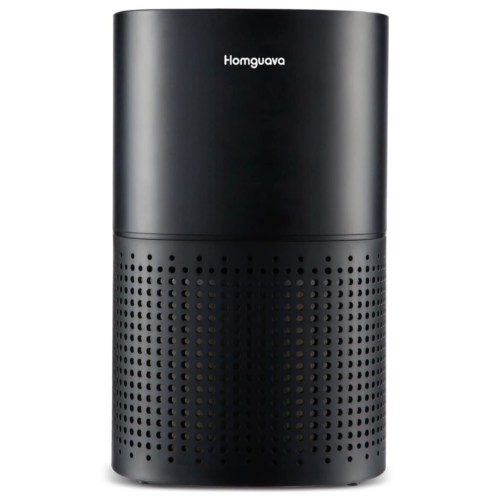 Homguava H14 Air Purifier for Home Room Air Filter with Auto Mode for Pets Hair Remove 99.99% Pollutions Air Cleaner Filtration with Aromatherapy For Bedroom Office Kitchen(Black)