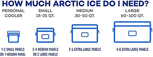 Arctic Ice Alaskan Series, Long Lasting Reusable Ice Pack, Small, 0.75 lb, Green