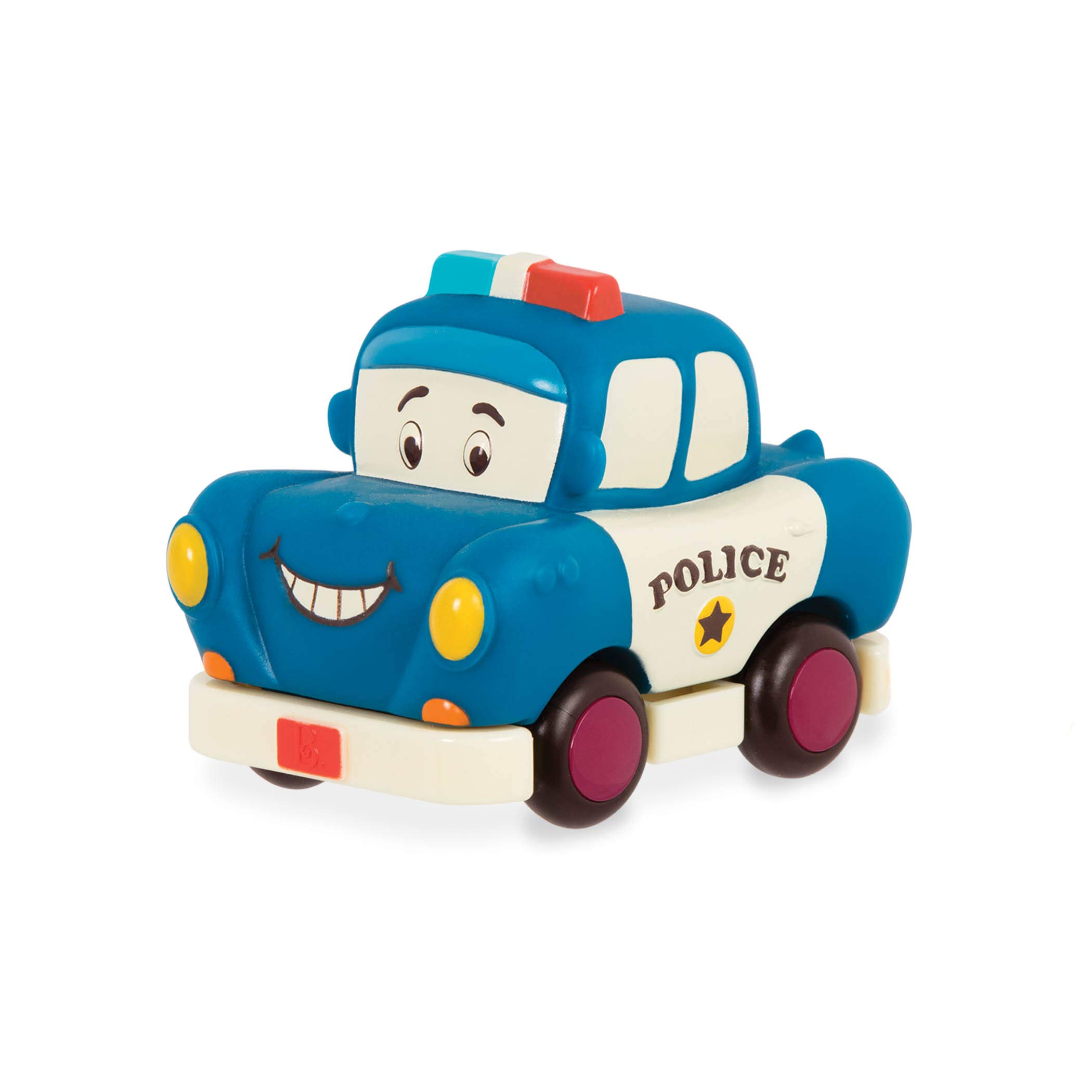 B. toys- Mini Pull-Back Vehicles Set- Set of 3 Vehicles- Truck, Camper Van, Police- 12 months +