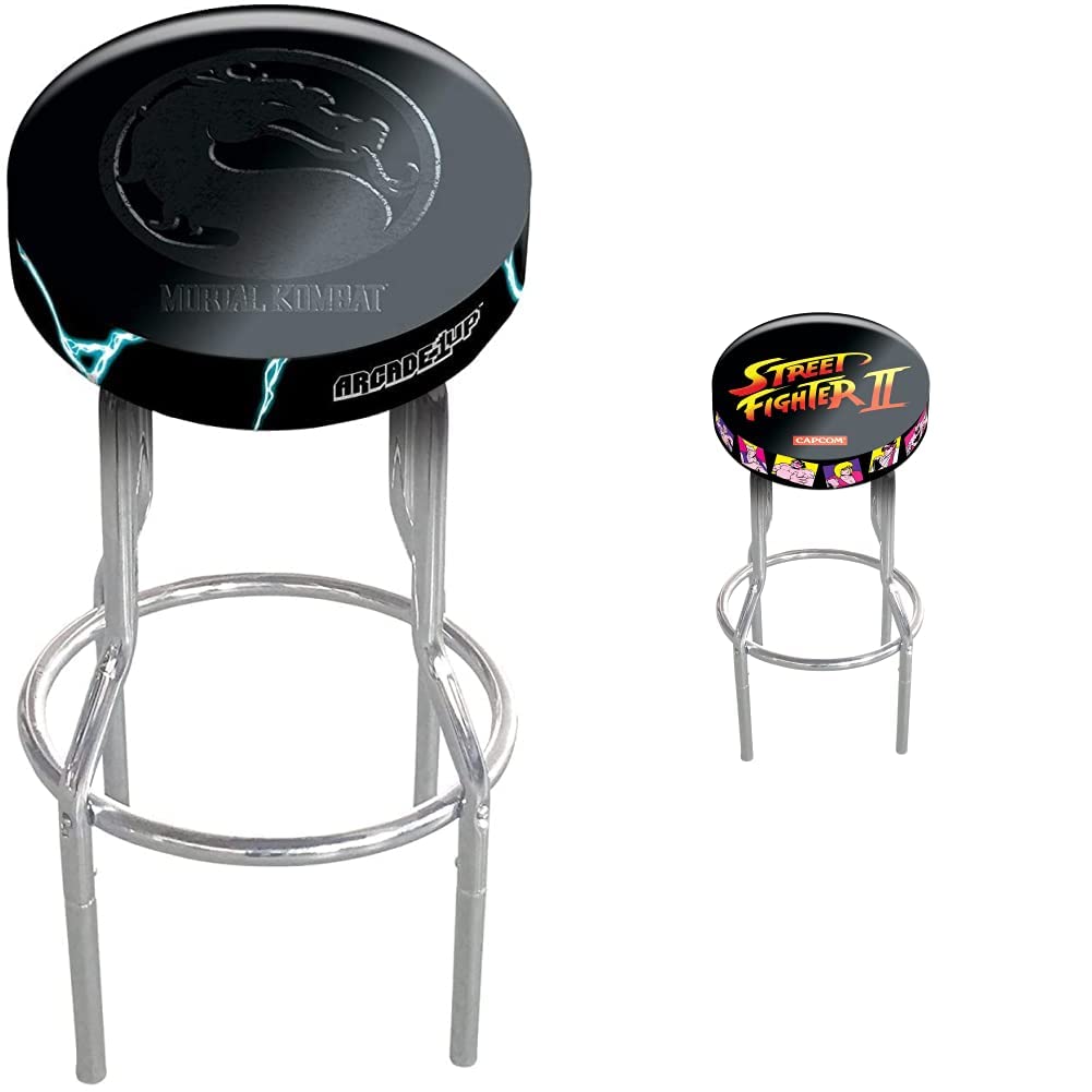 Arcade 1Up Adjustable Arcade Stools (2-pack) - Electronic Games