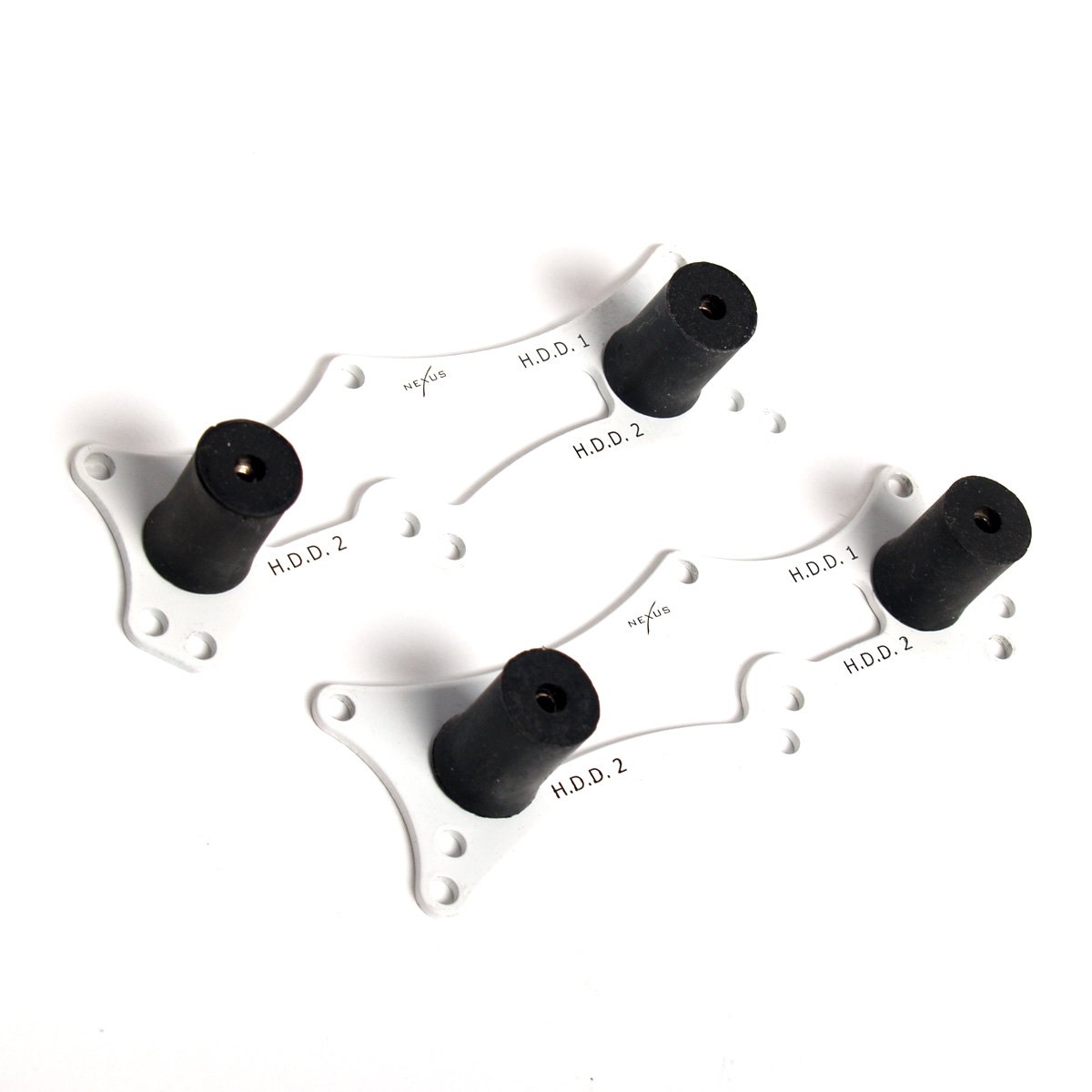 Nexus DoubleTwin HDD Noise Reduction Vibration Absorber for 3.5" HDD (2 Pieces), White DoubleTwin