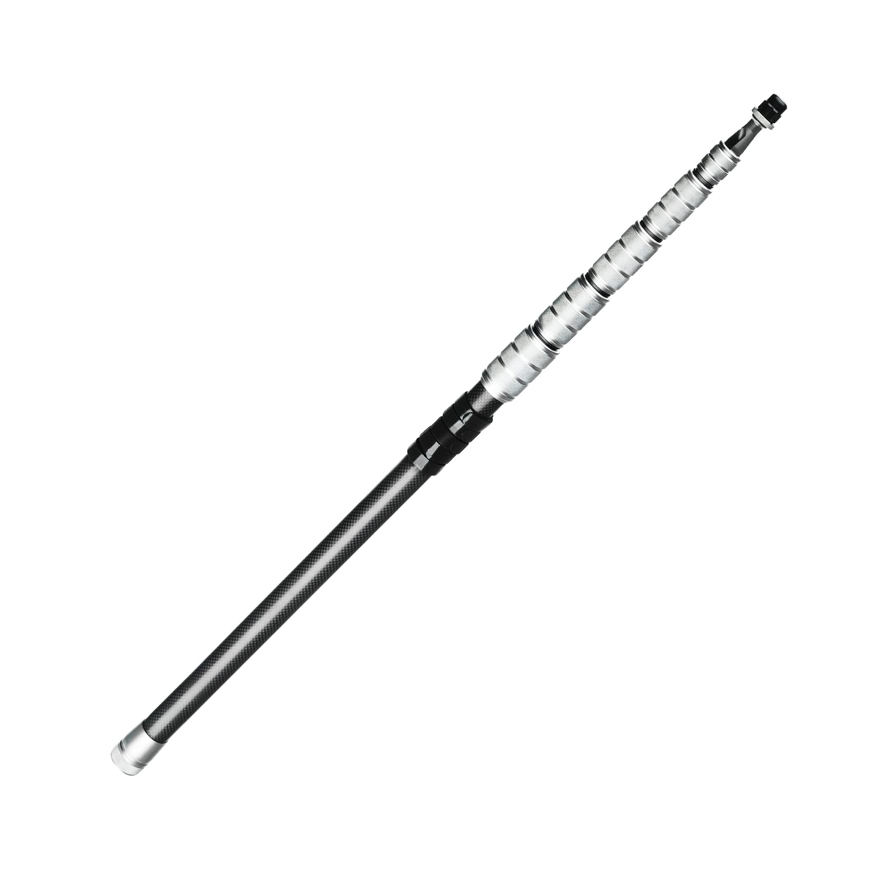 Selens Mic Boom Pole Portable Microphone Boom Arm 5-Section Extendable Handheld Mic Arm Microphone Holder for Sound Recording, Video, Broadcast and Electronic News Gathering, 2.7ft-9.8ft