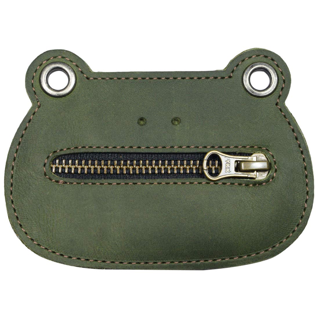 Hide & Drink, Leather Frog Wallet/Froggy Coin Pouch/Purse/Accessories/Holder/Cute Wallet, Handmade :: Dark Jade